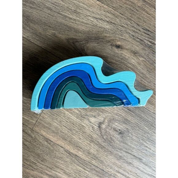 Toys | Waves Wooden Stacking Blocks New | Poshmark